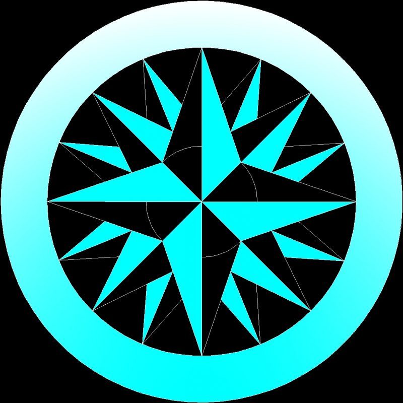 Star 2D DWG Block for AutoCAD • Designs CAD