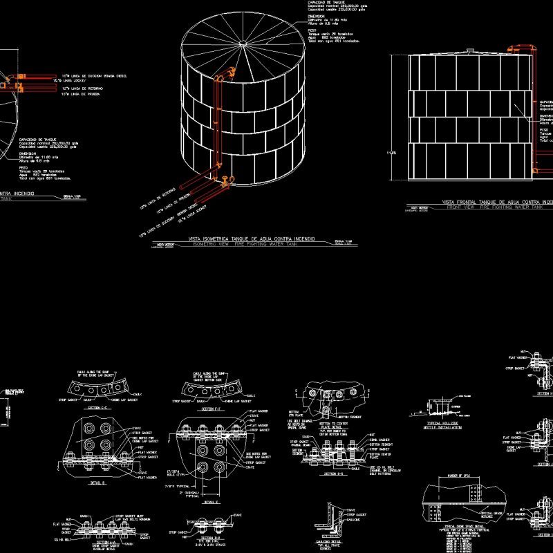 Tank Fire DWG Detail for AutoCAD • Designs CAD
