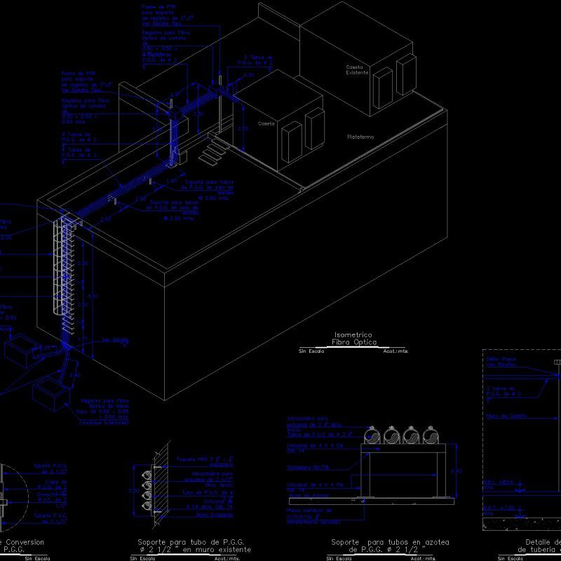 Telecom Sites Isometrics DWG Block for AutoCAD • Designs CAD