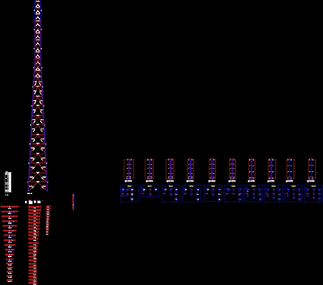 Telecommunication Tower DWG Block for AutoCAD • DesignsCAD Telecommunication Tower DWG Block for AutoCAD • DesignsCAD