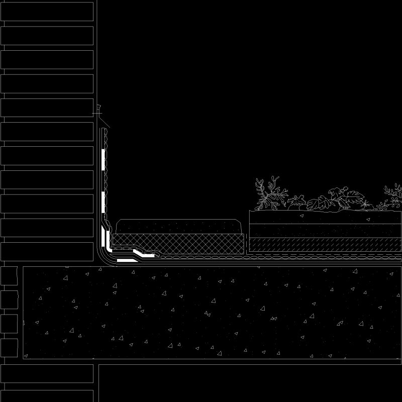 Terrace Details DWG Detail for AutoCAD • Designs CAD