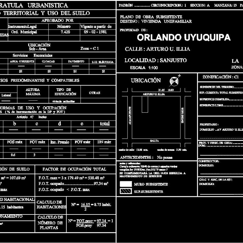 Territorial Classification DWG Block for AutoCAD • Designs CAD