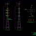 Transmission Line 60 Kv DWG Block for AutoCAD • Designs CAD