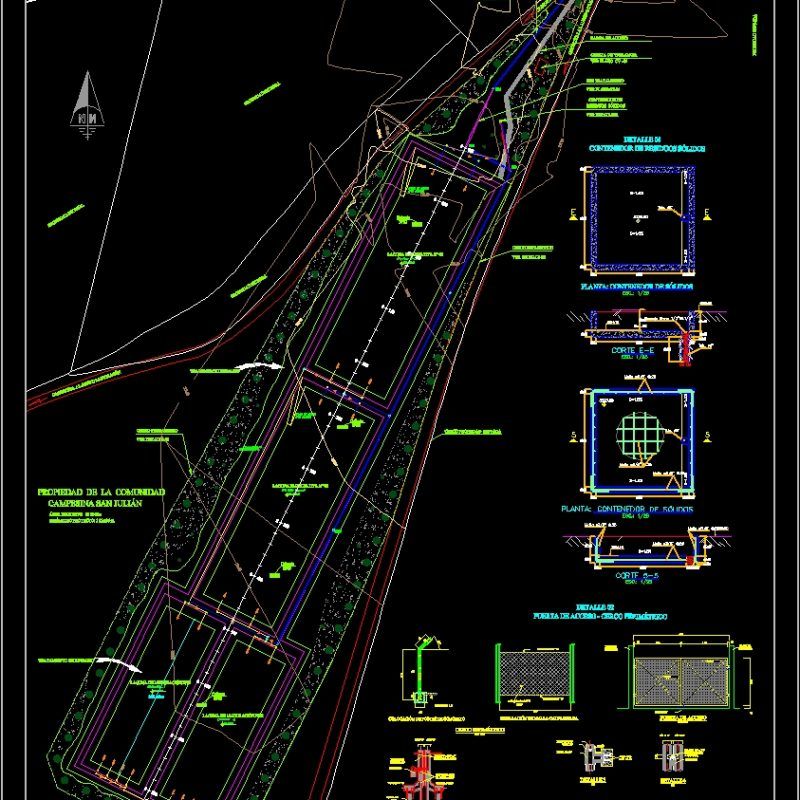 Treatment Lagoon DWG Block for AutoCAD • Designs CAD