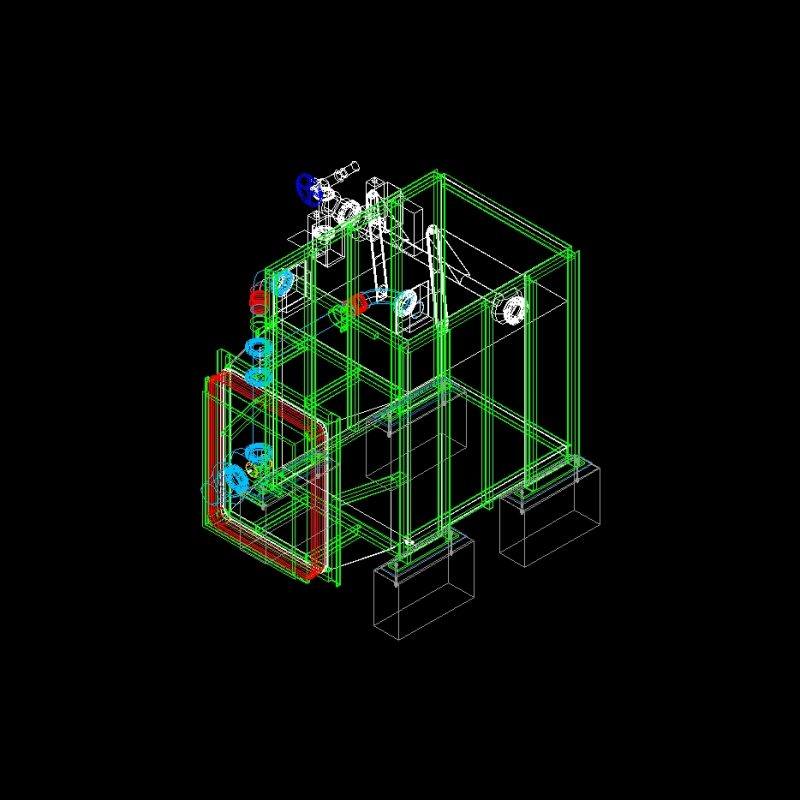 Turbine Damper, Diverter 3D DWG Model for AutoCAD | DesignsCAD