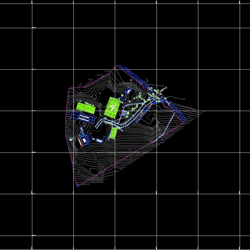 Waste Treatment Plant DWG Plan for AutoCAD | DesignsCAD