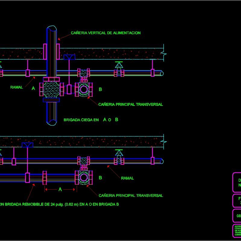 Water Fire Sprinklers DWG Block for AutoCAD • Designs CAD