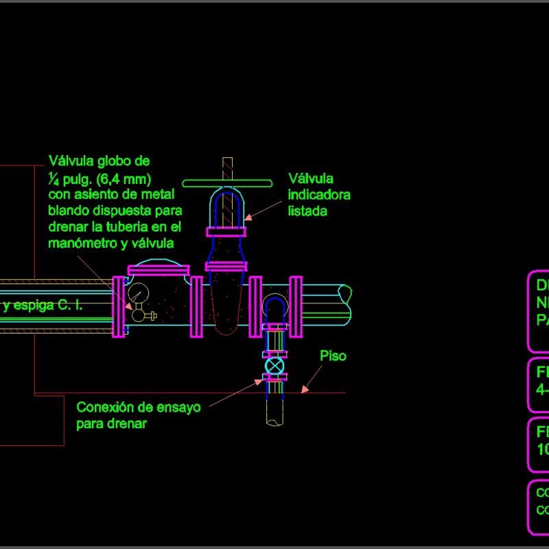 Water Fire Sprinklers DWG Block for AutoCAD • Designs CAD
