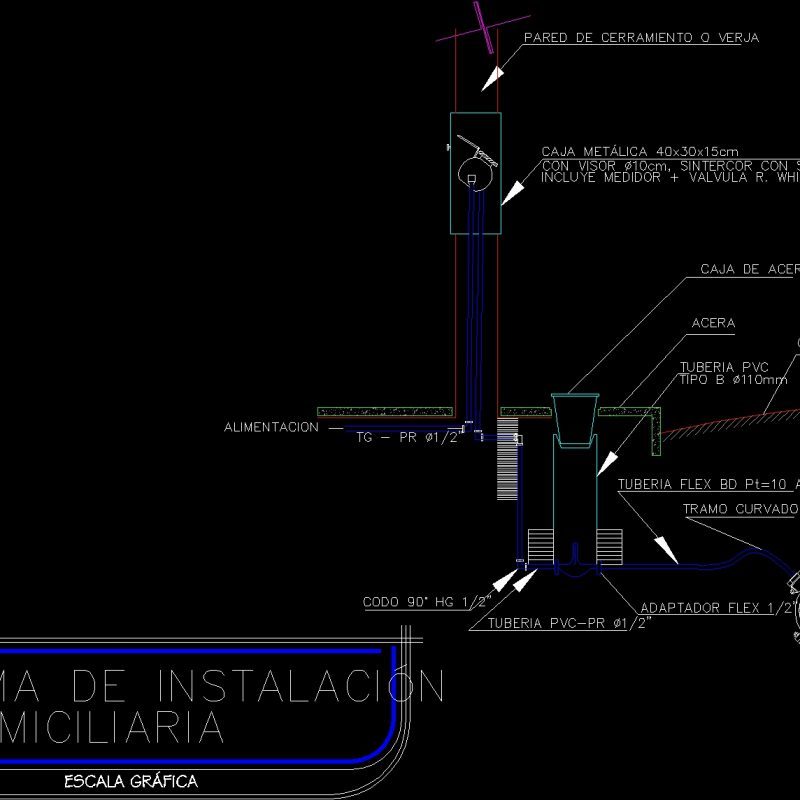 Water Supply: DWG Detail for AutoCAD • Designs CAD
