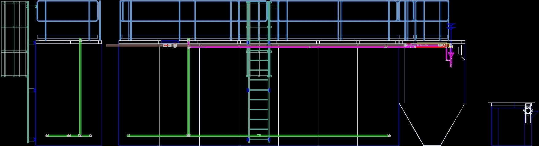 Water Treatment Tank 3D DWG Model for AutoCAD • DesignsCAD