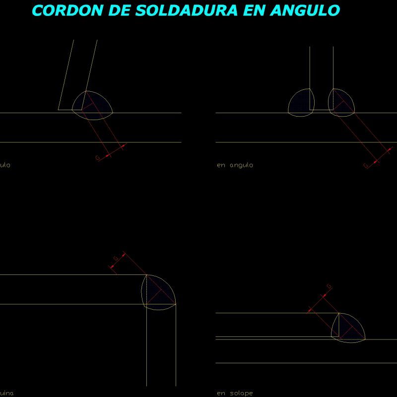 Welding DWG Block for AutoCAD • Designs CAD
