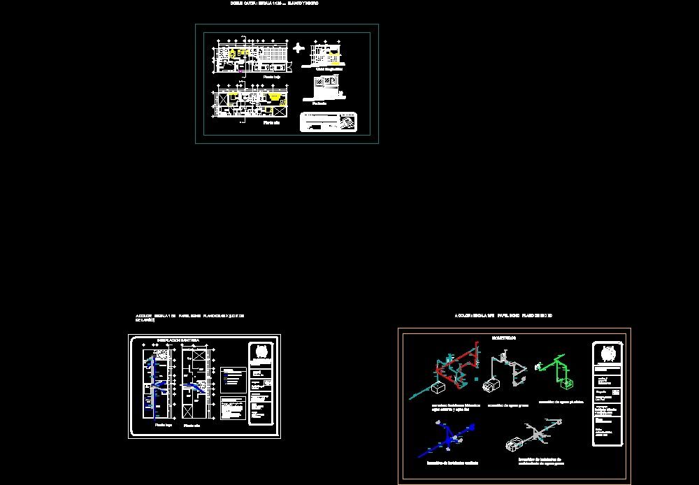 Autocad Hydraulic Schematic Hydraulic Installation In Housin