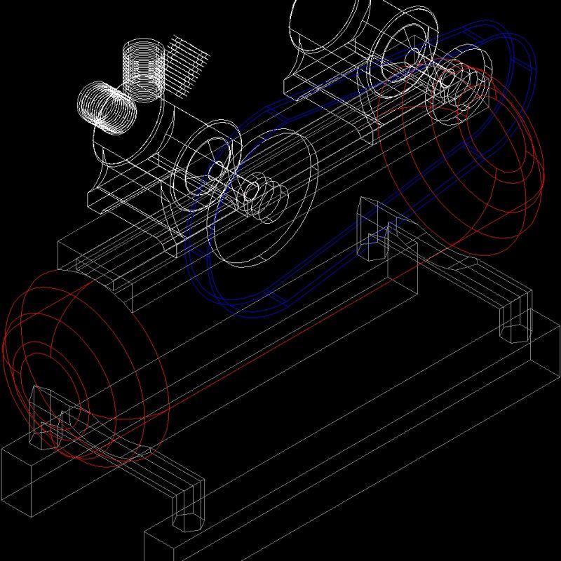 Air Compressor DWG Block for AutoCAD • Designs CAD