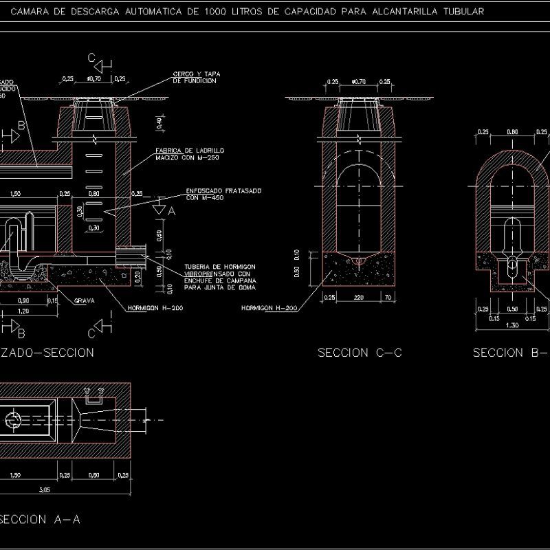 Automated Discharge Chamber DWG Block for AutoCAD | DesignsCAD