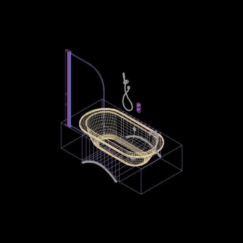 Bath 3D DWG Model for AutoCAD • Designs CAD