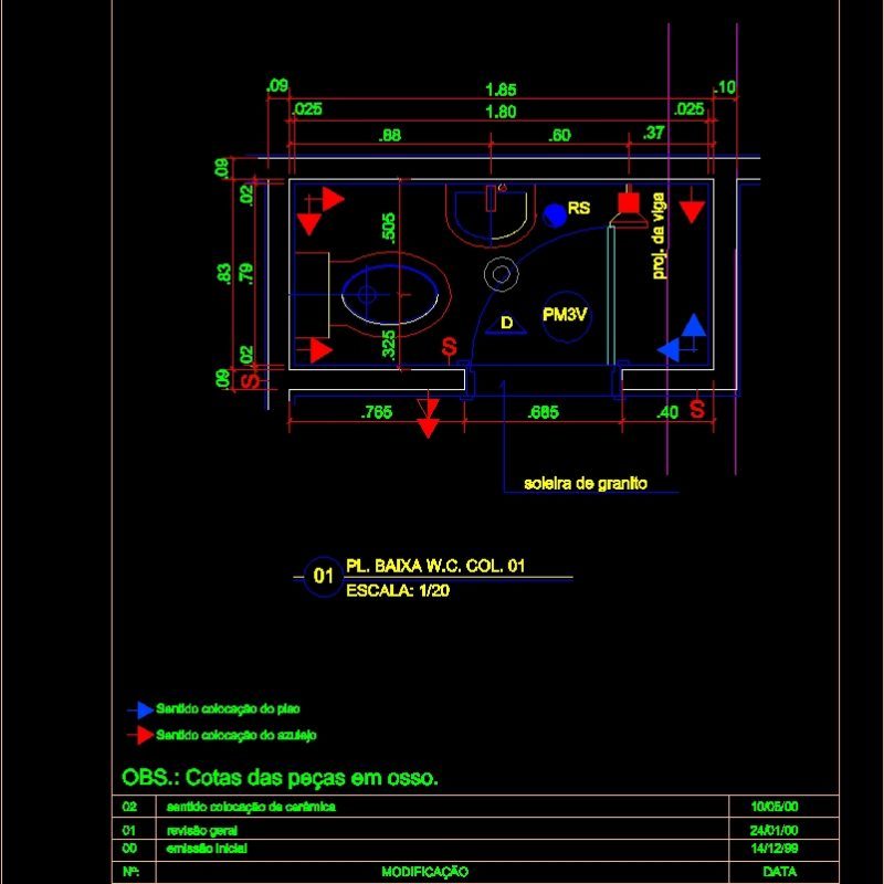 Bath Room DWG Block for AutoCAD • Designs CAD