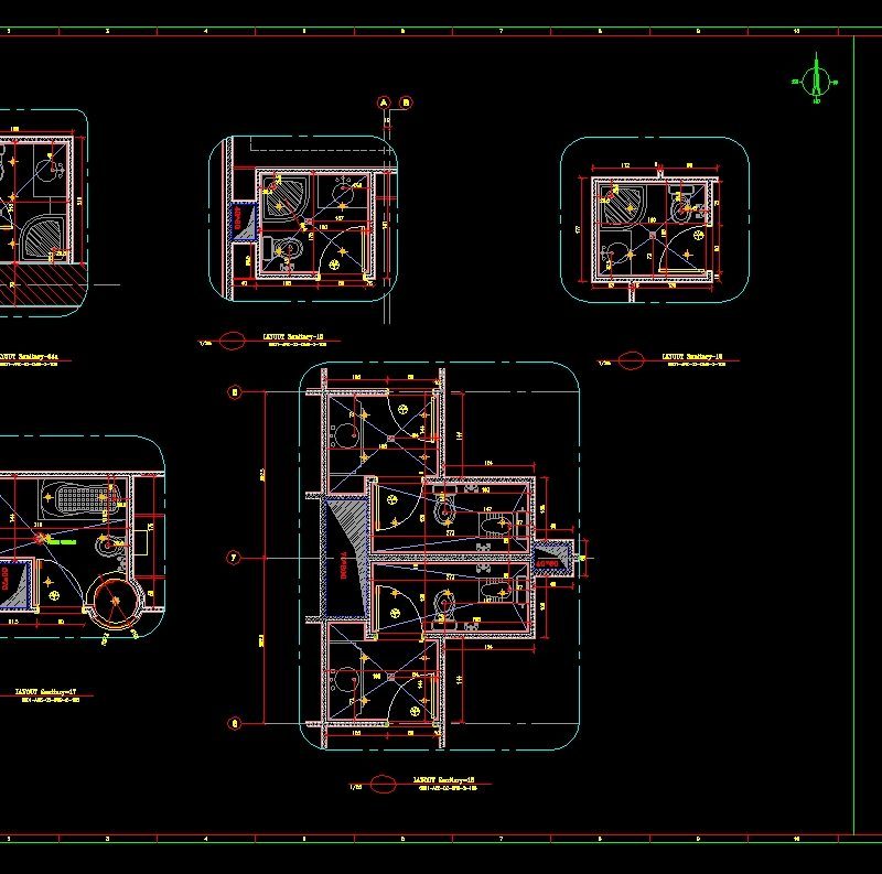 Bathroom Plumbing Project DWG Full Project for AutoCAD • Designs CAD Bathroom Plumbing Project DWG Full Project for AutoCAD • Designs CAD