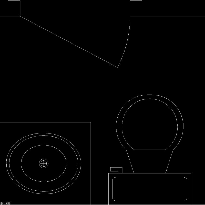 Baths DWG Block for AutoCAD | DesignsCAD