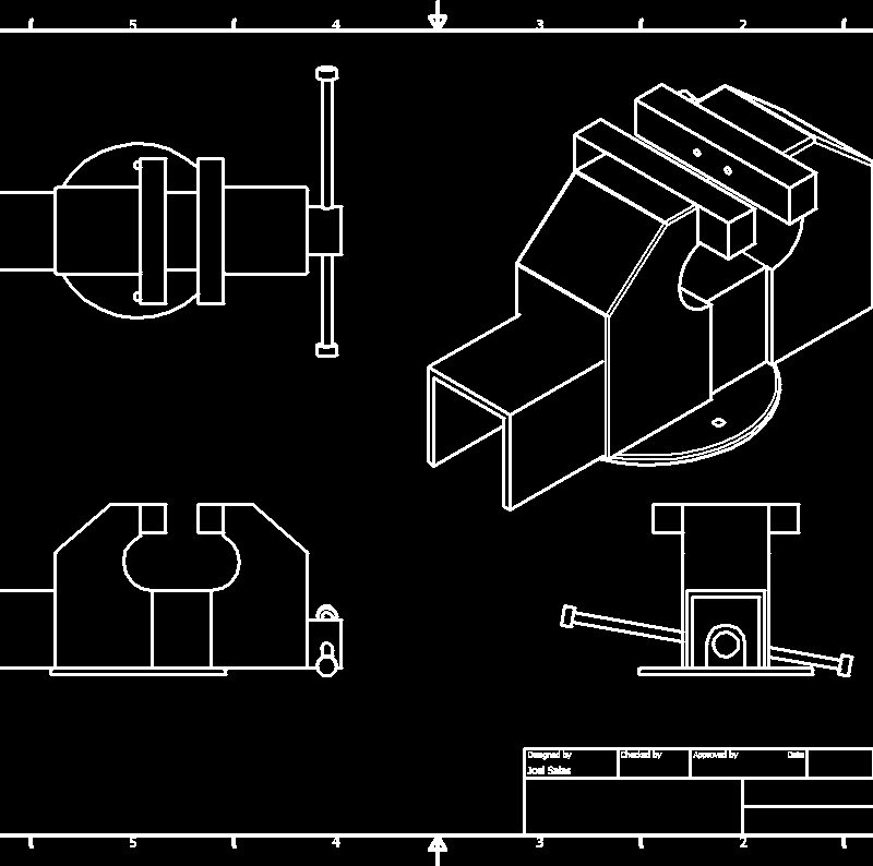 Bench Screw DWG Block for AutoCAD • Designs CAD