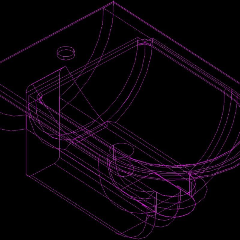 Bidet 3D DWG Model for AutoCAD • Designs CAD