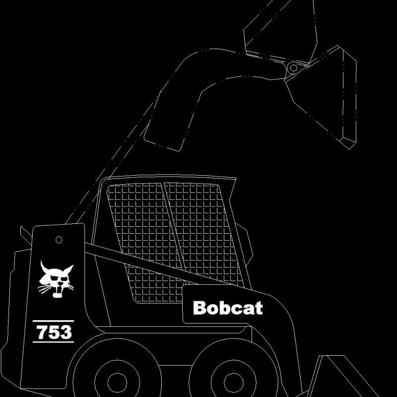 Bob Cat 753 DWG Block for AutoCAD • Designs CAD