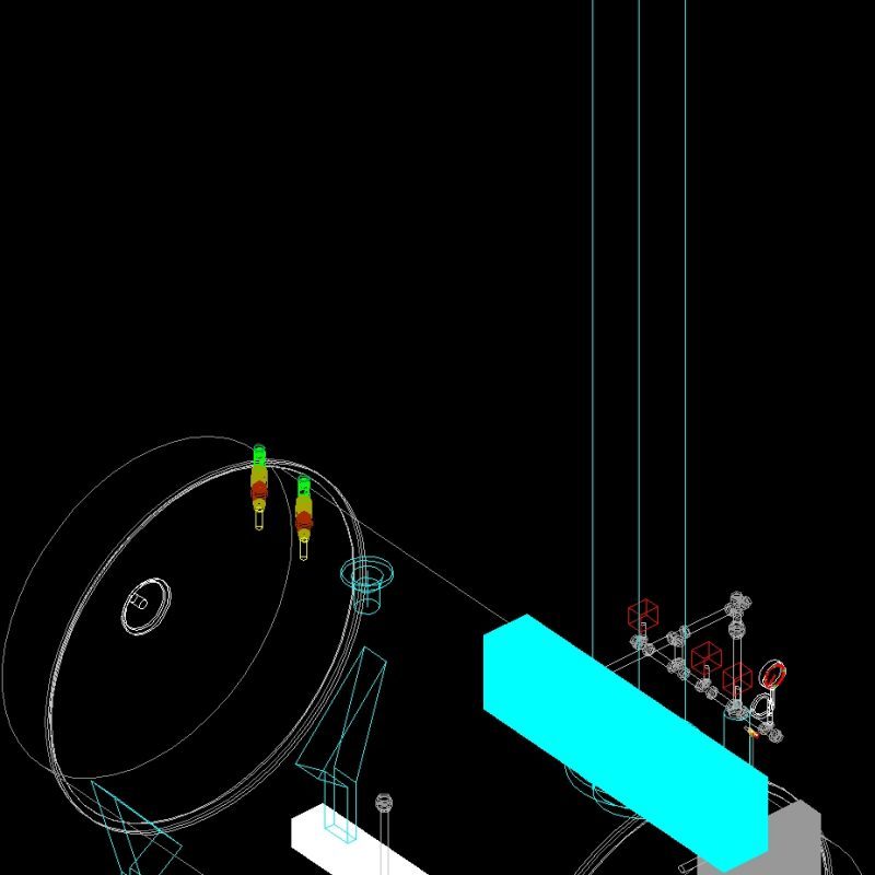 Boiler 3D DWG Model for AutoCAD • Designs CAD