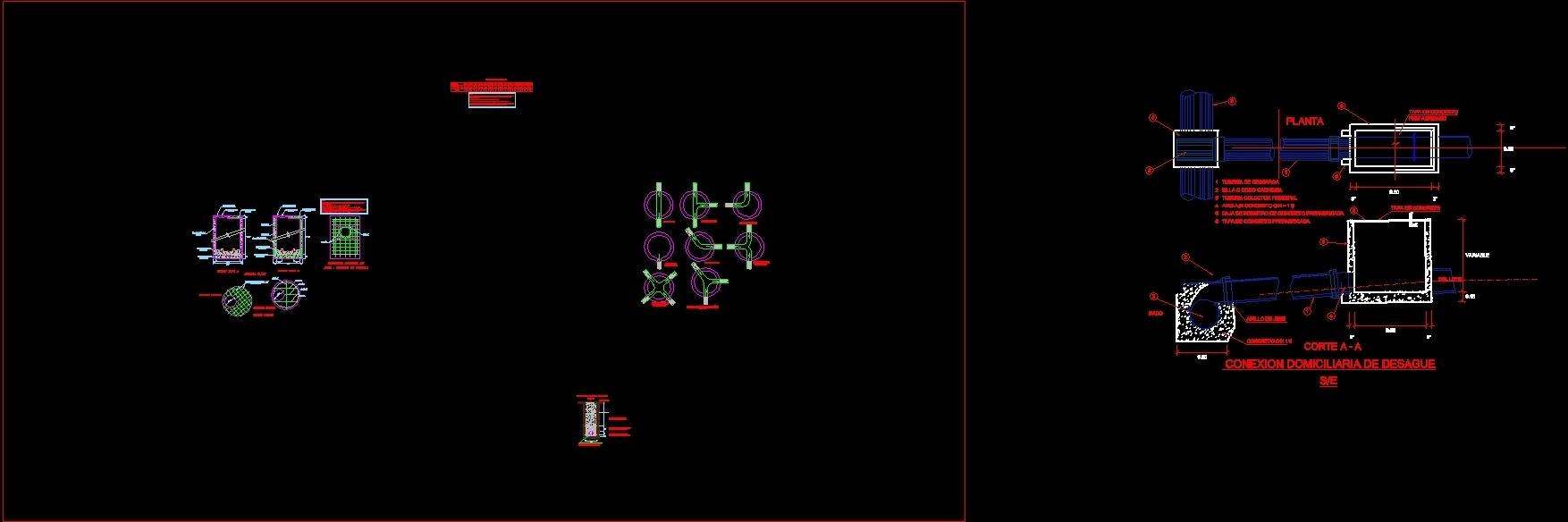 Boxes, Media And Connecting Rod Home DWG Detail for AutoCAD • Designs CAD