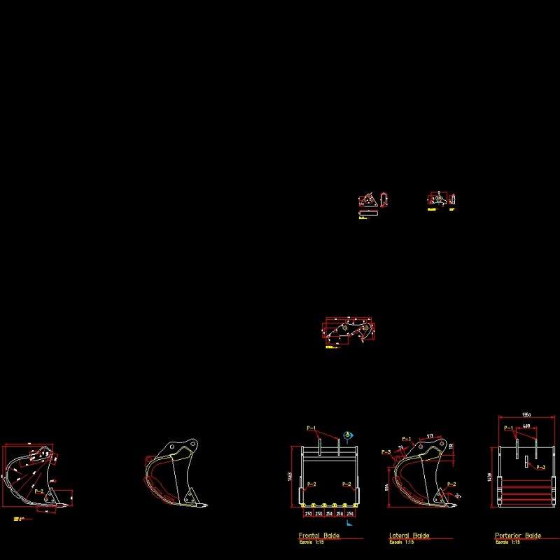 Bucketpc300 DWG Block for AutoCAD • Designs CAD