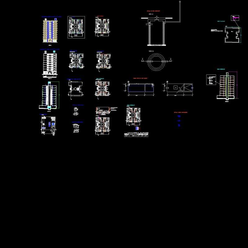 Building Health Installation 8 Levels DWG Detail for AutoCAD • Designs CAD