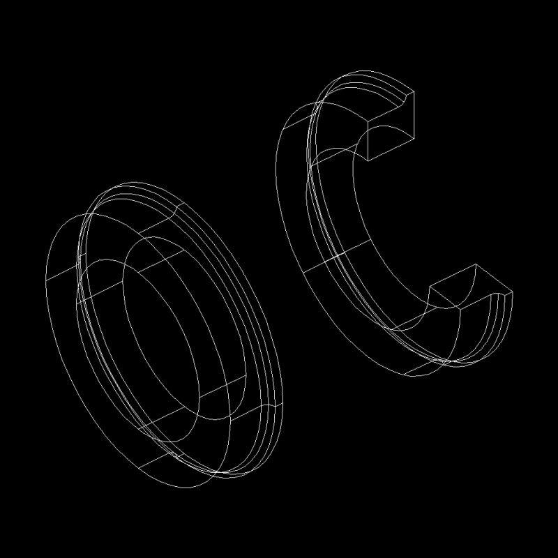 Bushing 3D DWG Model for AutoCAD • Designs CAD