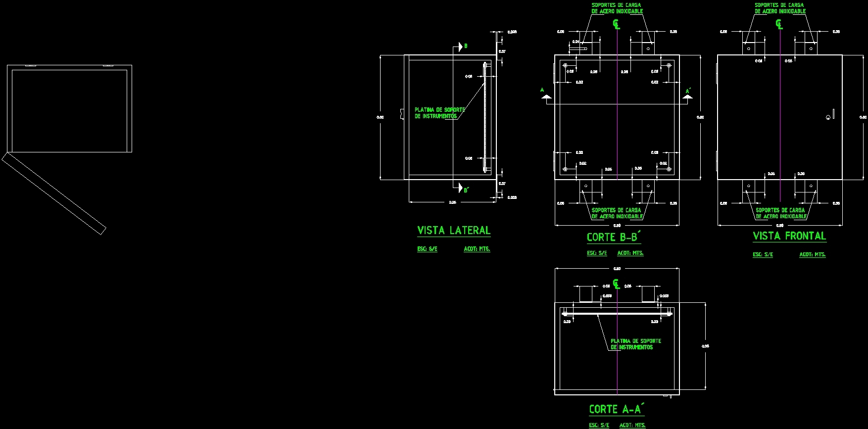 Cabinet Wall Mount Electric 2D DWG Block for AutoCAD • Designs CAD