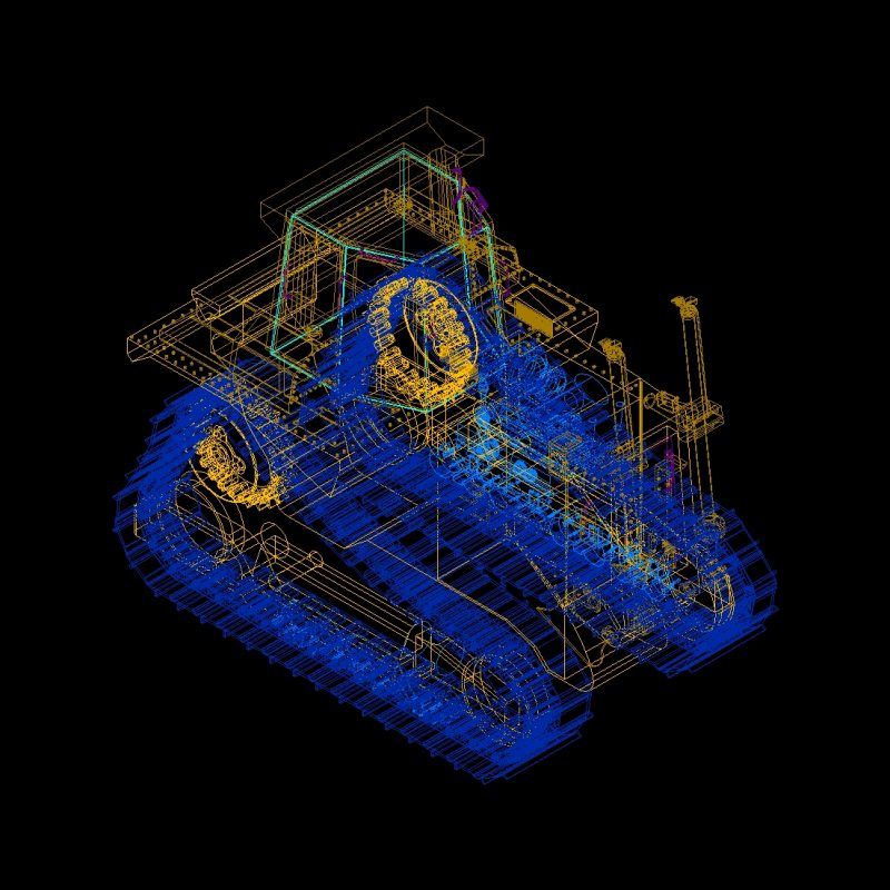 Caterpillar - 3D DWG Model for AutoCAD • Designs CAD