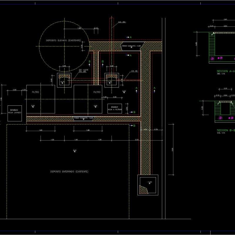 Chutes Of Services DWG Block for AutoCAD • Designs CAD
