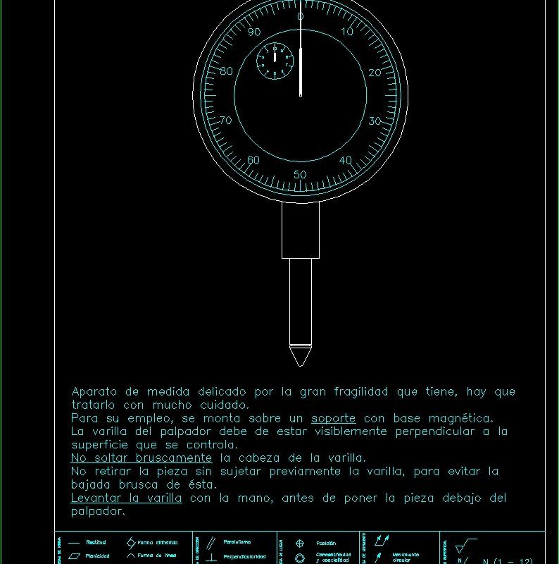 Clock Comparator DWG Block for AutoCAD • Designs CAD