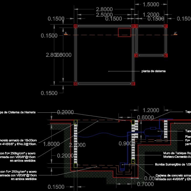 Common Tank DWG Detail for AutoCAD • Designs CAD