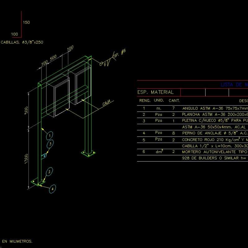 Connection Boxes DWG Detail for AutoCAD • Designs CAD