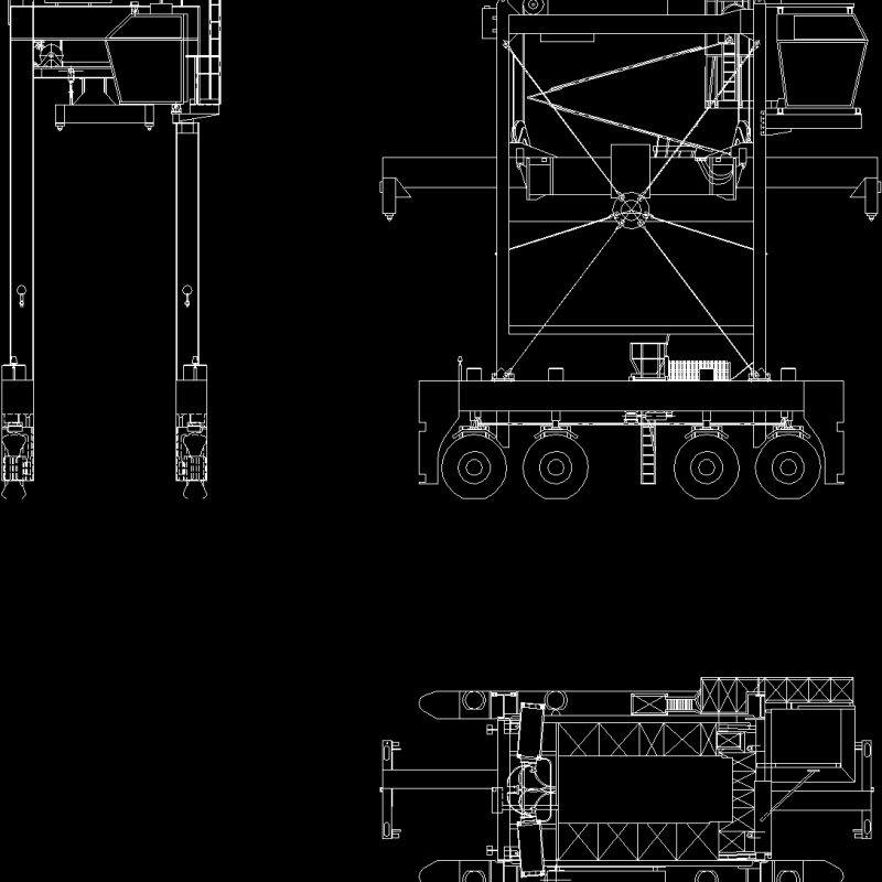 Container Shuttle DWG Block for AutoCAD • Designs CAD