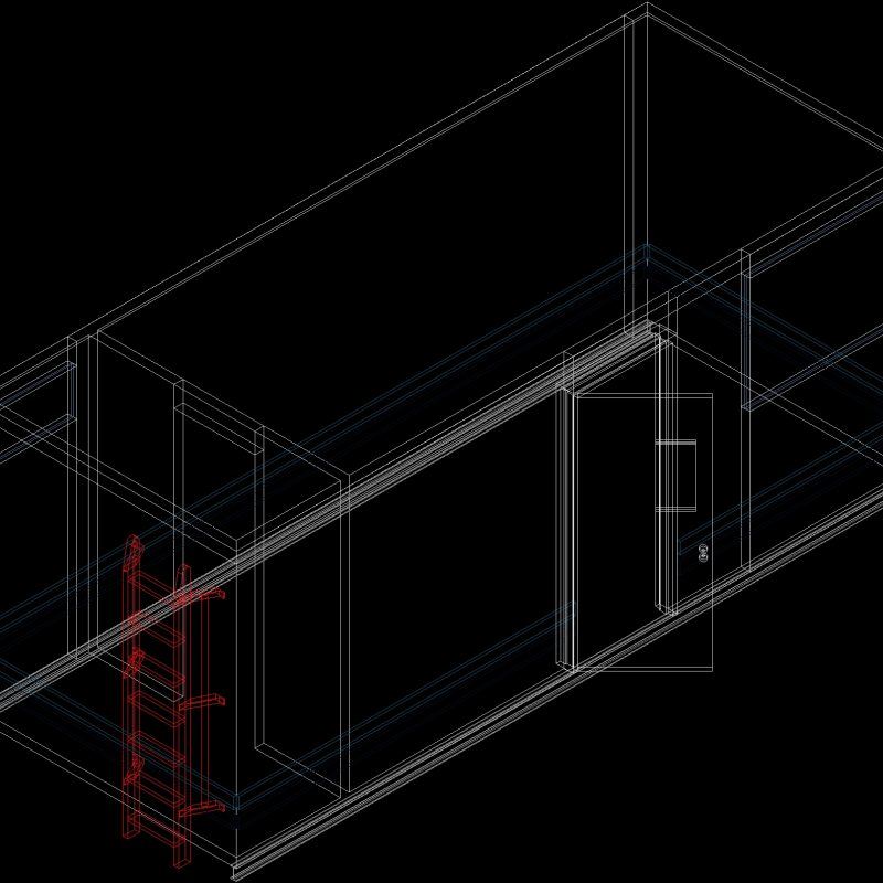 Control Room (Shelter ) 3D DWG Model for AutoCAD • Designs CAD