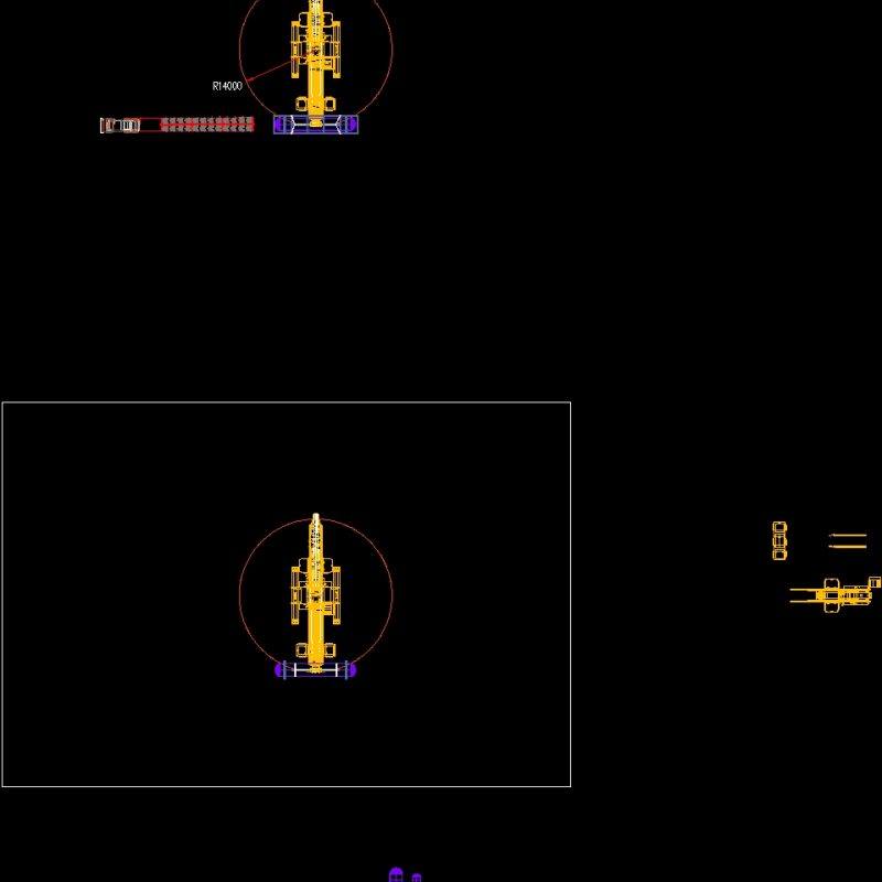 Crawler-Mounted Crane DWG Block for AutoCAD • Designs CAD