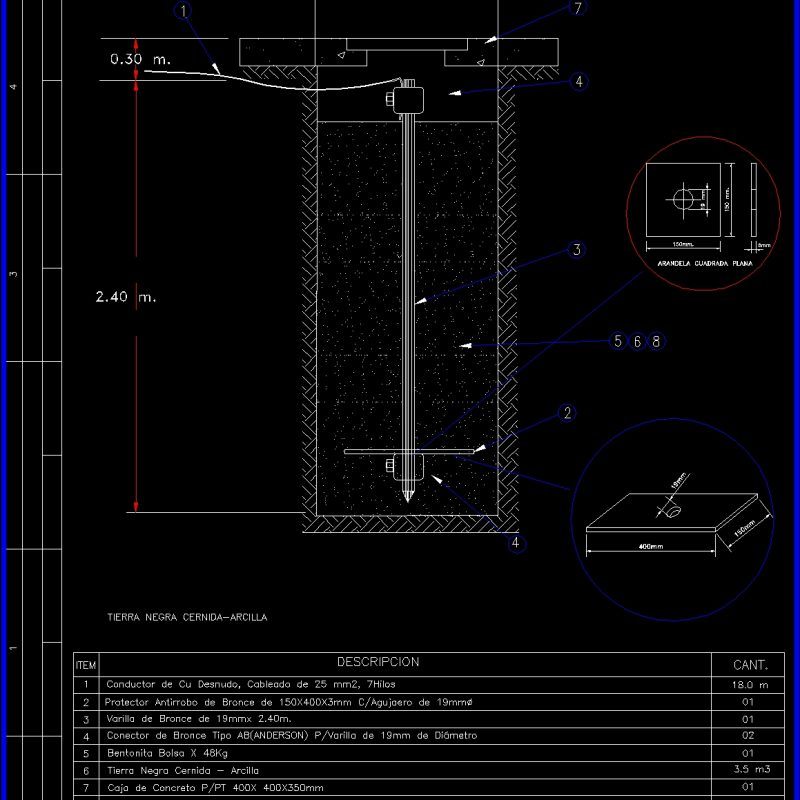 Detail / Ground DWG Detail for AutoCAD • Designs CAD