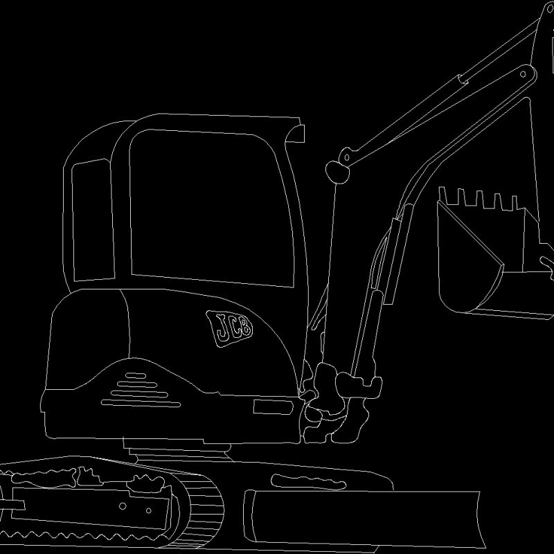 Digger DWG Block for AutoCAD • Designs CAD