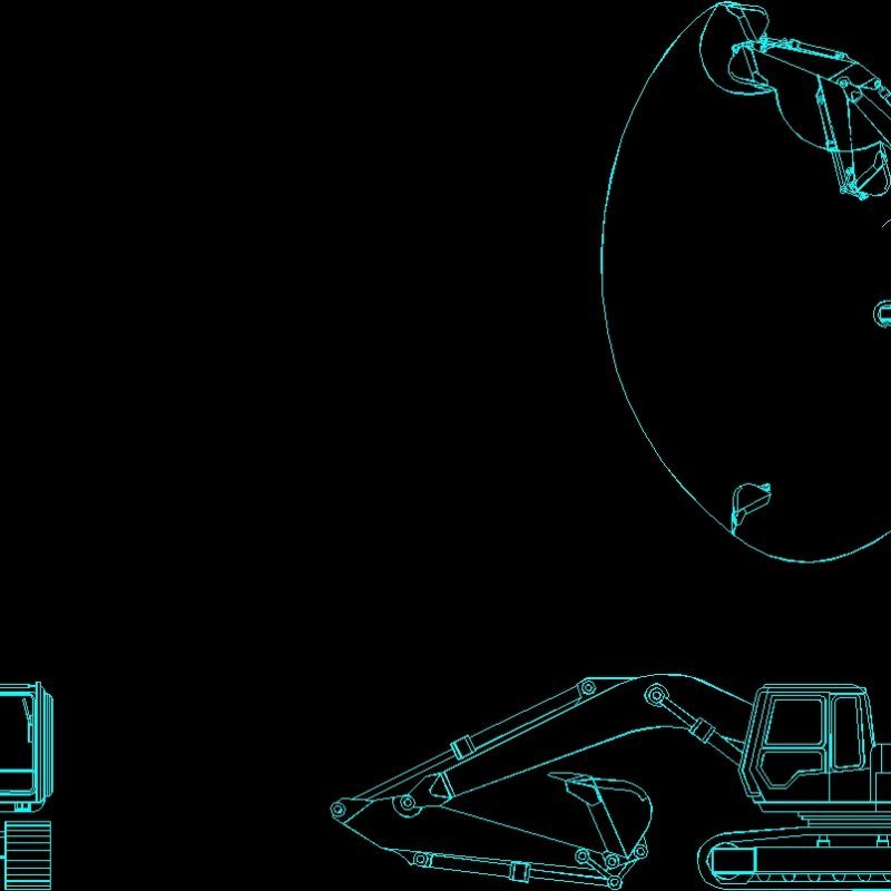 Digger DWG Block for AutoCAD • Designs CAD