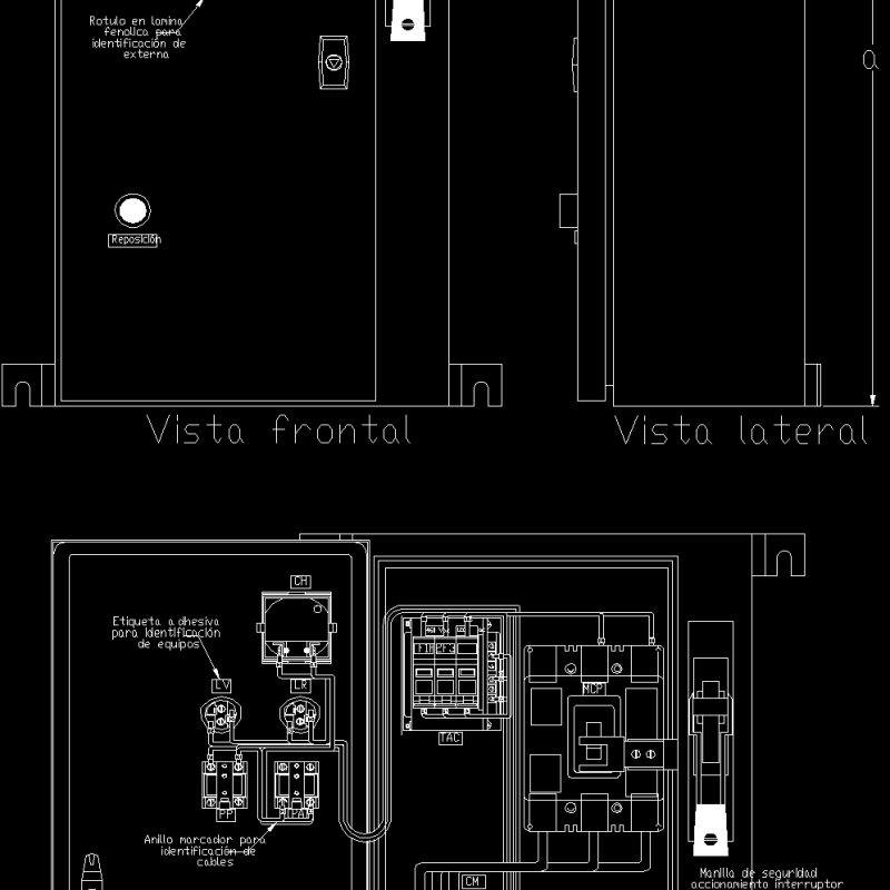 Distribution Board DWG Block for AutoCAD • Designs CAD