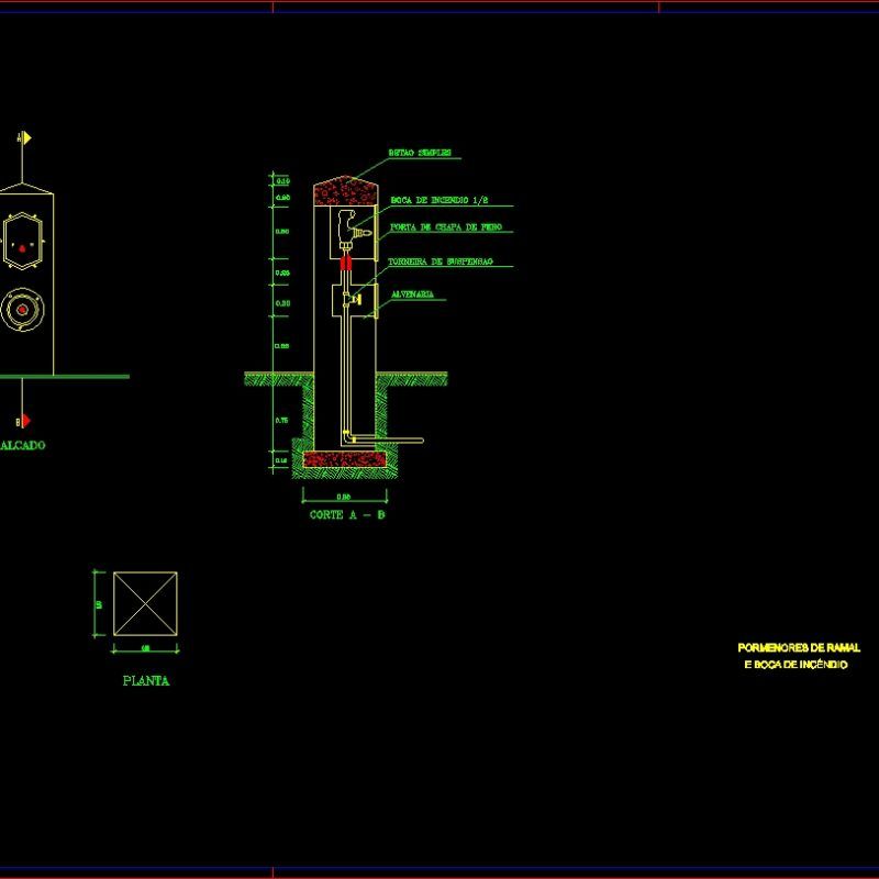Domiciliary Net DWG Section for AutoCAD • Designs CAD