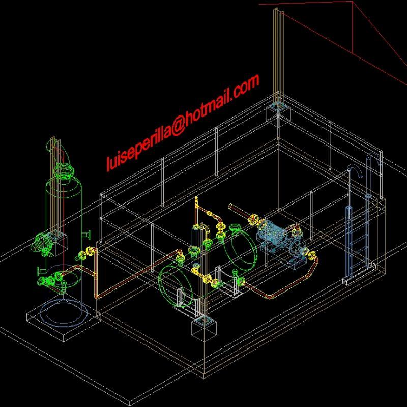 Drainage Tank 3D DWG Model for AutoCAD • Designs CAD