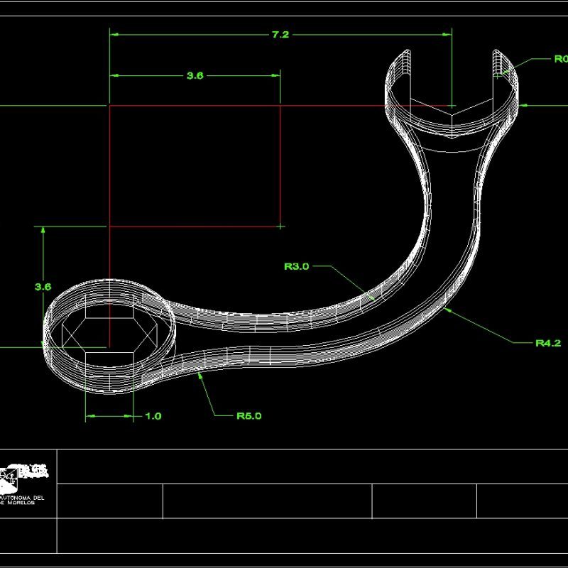 Dual Key 3D DWG Model for AutoCAD • Designs CAD