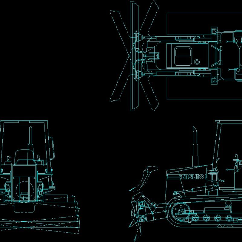 Earthmoving Machinery DWG Block for AutoCAD • Designs CAD