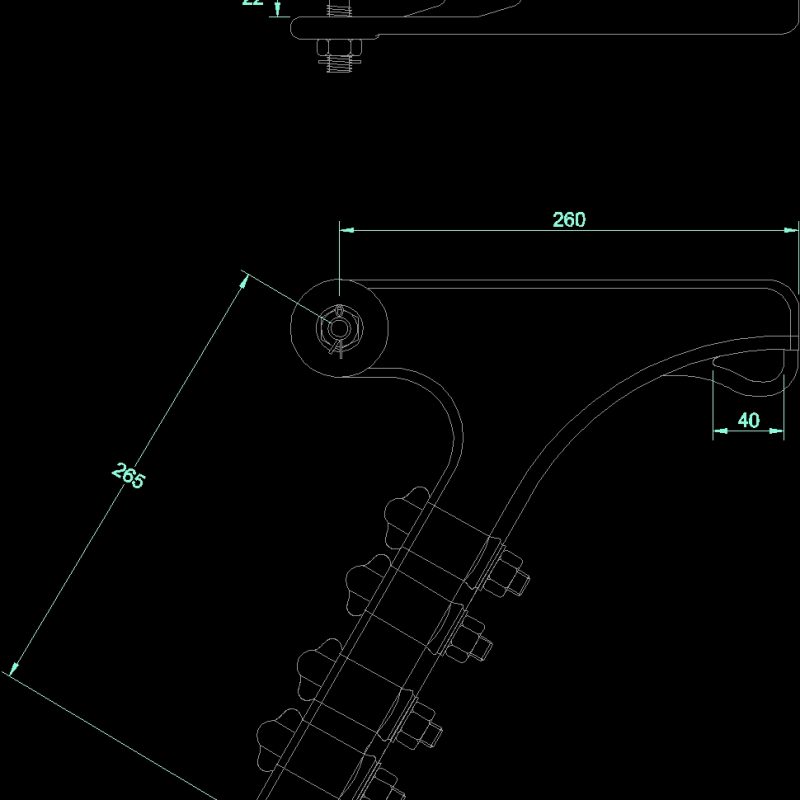 Electric Anchor Bolt DWG Block for AutoCAD • Designs CAD