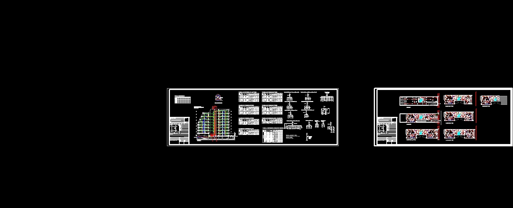 Electrical Installation Building Height DWG Section for AutoCAD ...