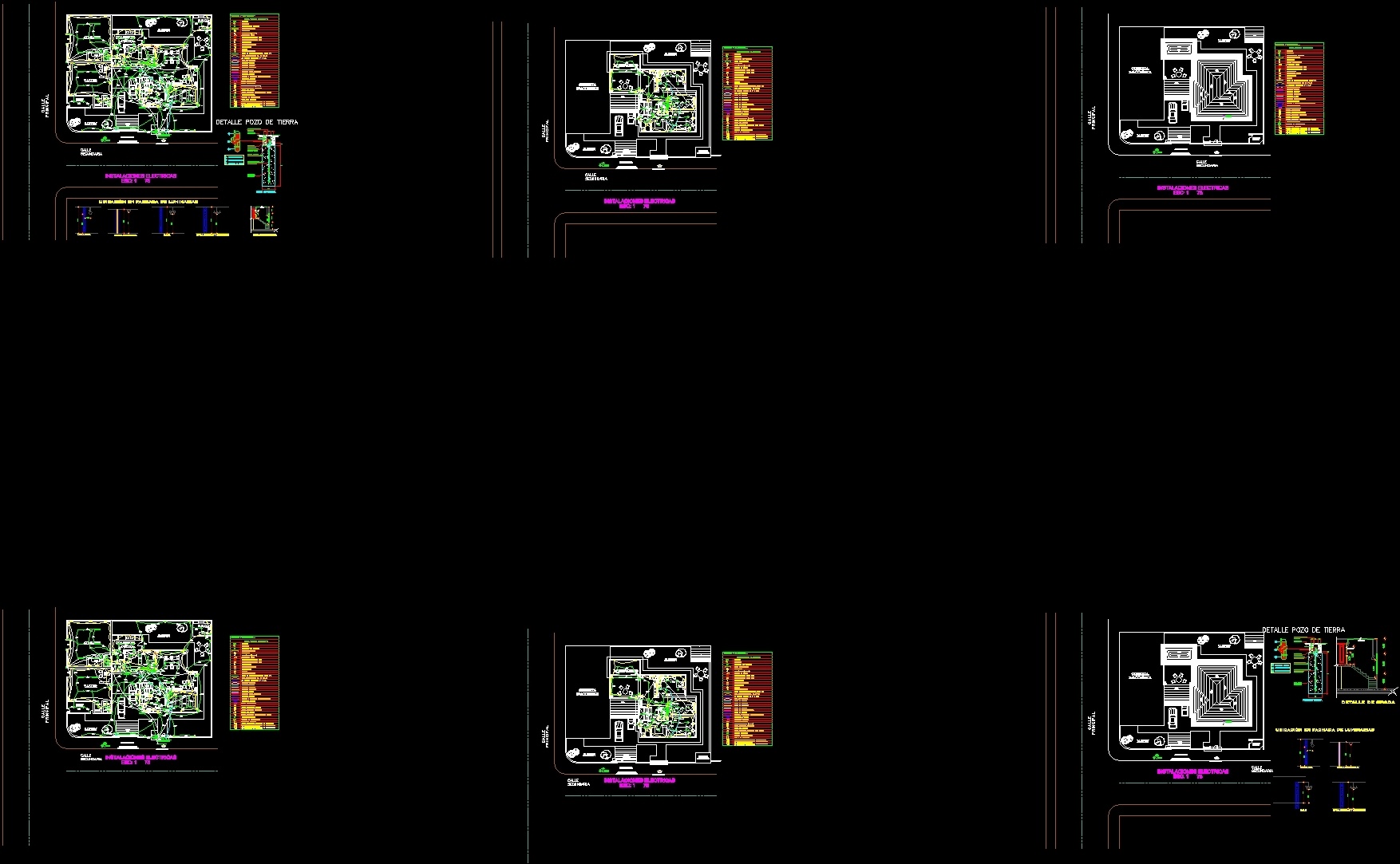 Legend Electrical Installations Dwg Block For Autocad